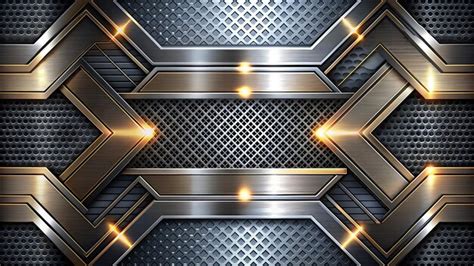 Technology Background Featuring A Grid Of Hexagonal Tiles With Digital