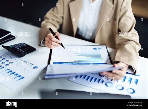 Data Analysis Plan Marketing Accounting Audit Asian Business Woman