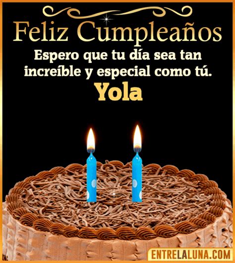 Feliz Cumpleaños Yola  🎂 【felicidades Yola 】🎉