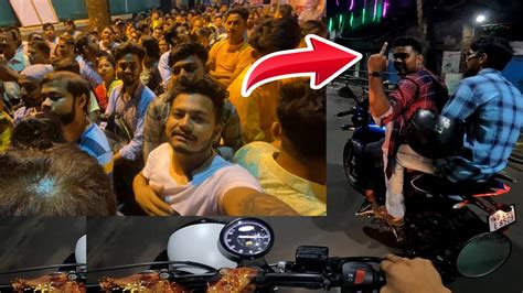 ষষ্ঠীর রাতে বন্ধুরা মিলে Pandel Hoping With Sheru 🏍 Youtube