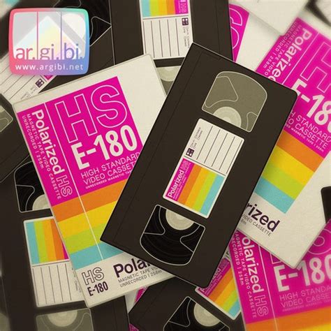 Polarized Vhs Vaporwave Vinyl Sticker Laptop Stickers Etsy