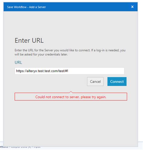 Connecting To Alteryx Server From Designer Blank Alteryx Community