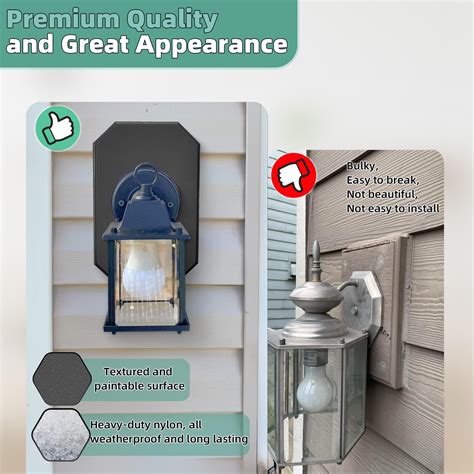 Vinyl Siding Electrical Block Siding Mounting Block 8141 White