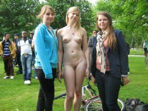 The Only One Naked In The Park Porn Pic