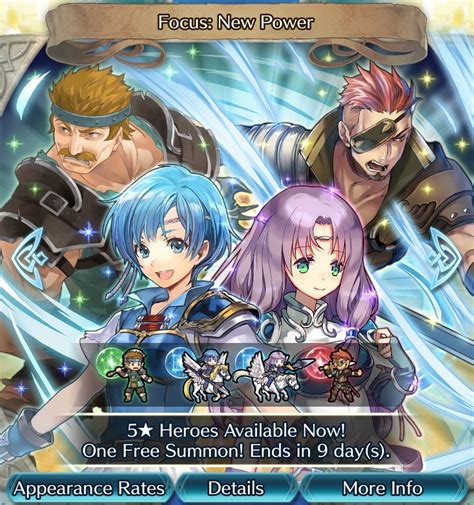 Fire Emblem Heroes New Power Summoning Focus Now Live