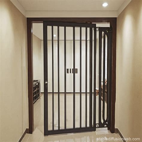 Boxed Complex With Exit Gates And Interconnected Rooms Stable