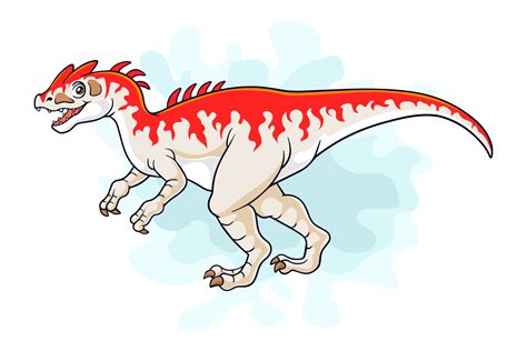 Cartoon Dinosaur Indominus Rex On White Background 16556636 Vector Art