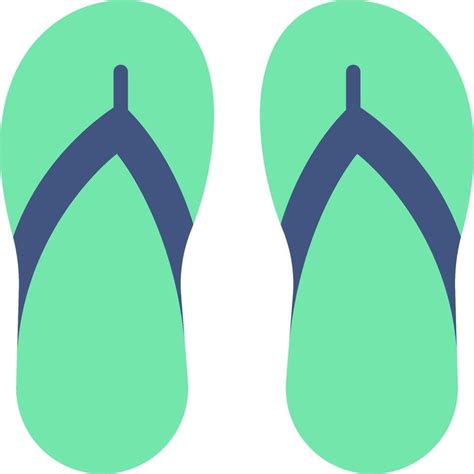 Flip Flops Clip Art 51411789 Vector Art At Vecteezy