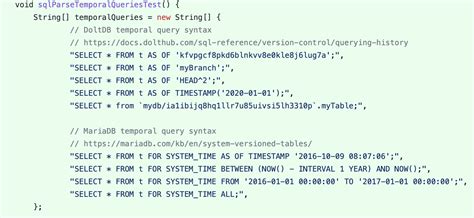 `as of` queries fail in starrocks · issue 4707 · dolthub dolt · github