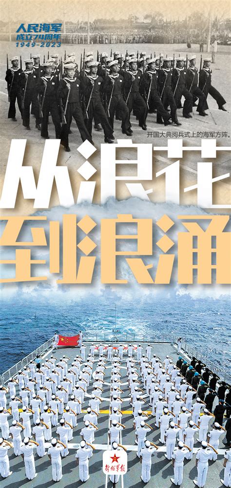 致敬海军节74年回眸，这组同框激动人心腾讯新闻