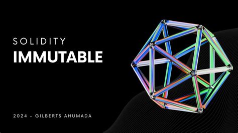 Curso De Solidity Variables De Estado Inmutables Immutable Youtube