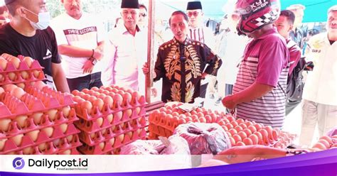 Terkait Inflasi Daerah Bupati Nelson Tinjau Pasar Tradisional Limboto