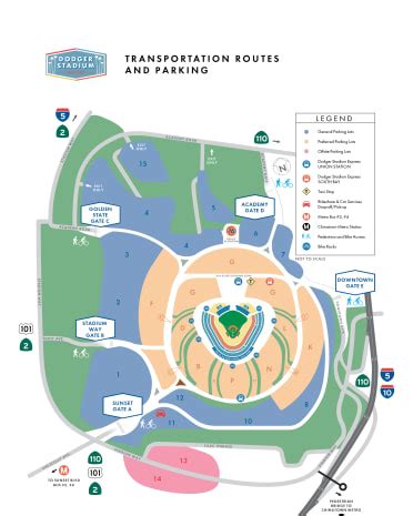 Preferred Parking Dodger Stadium Los Angeles Dodgers