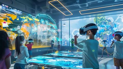 Premium Photo Visual Concept Of Interactive Virtual Classroom