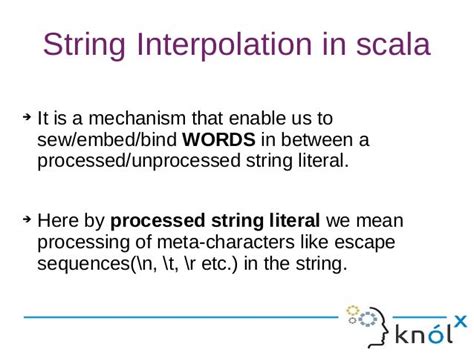 String Interpolation