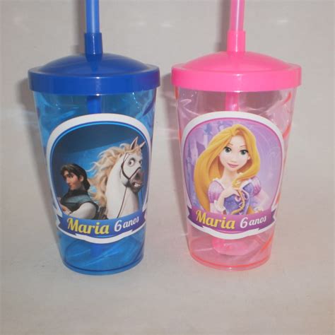 Copo Shake Twister Personalizado Rapunzel E Príncipe Elo7