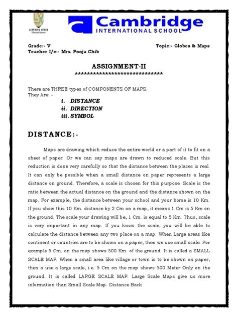 Globes And Maps Assignment Ii Download Free Pdf Map Compass
