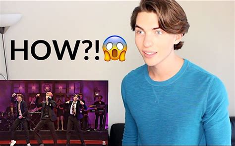 【reaction】边唱边跳这么稳怎么做到的？！那个粉色头发自带swag~国外专业歌手看防弹bts Snl首秀的反应 哔哩哔哩 Bilibili