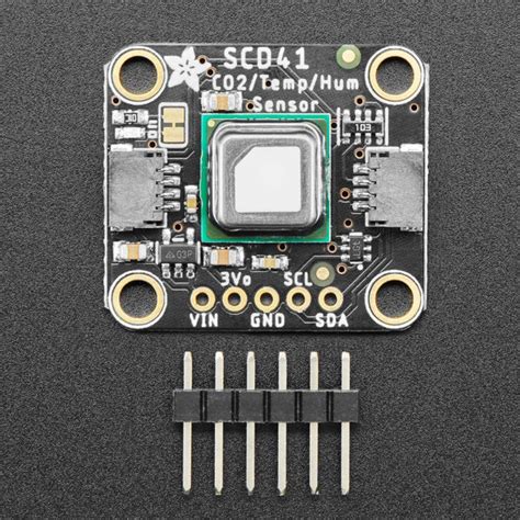 Adafruit Scd 41 True Co2 Temperature And Humidity Sensor Stemma Qt Qwiic The Pi Hut