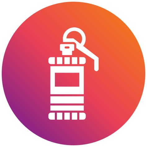 Icono De Granada De Humo Generic Gradient Fill Freepik