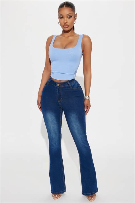 Philly Flap Pocket Stretch Bootcut Jeans Medium Wash Fashion Nova