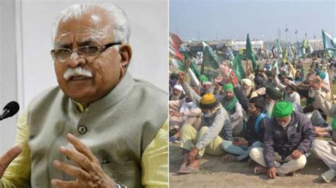 Farmers Are Getting Support From Somewhere Says Haryana Cm Manohar Lal