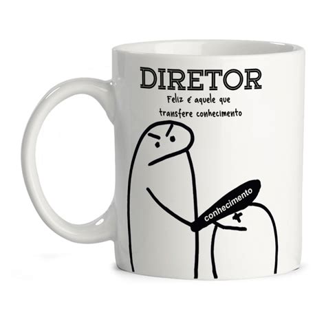 Caneca Profissão Diretor Personalizada Flork Divertida 325ml Shopee