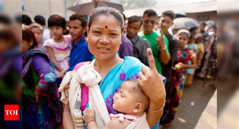 High Voter Turnout In Assam West Bengal Polls India News Times Of