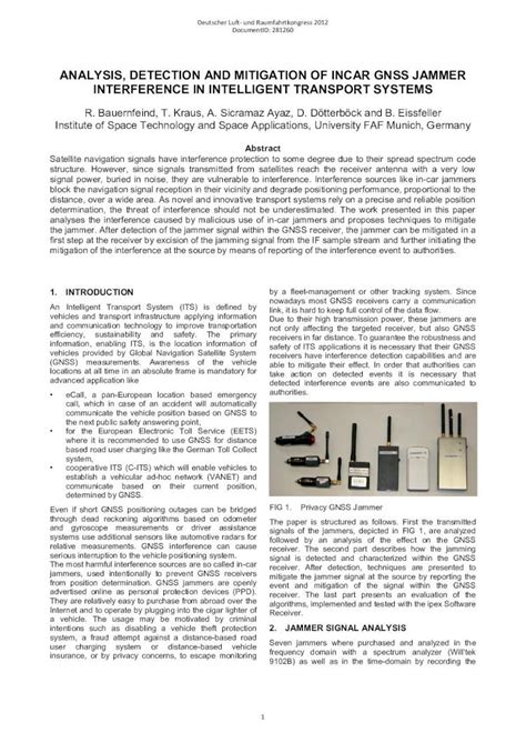Pdf Analysis Detection And Mitigation Of Incar Gnss Jammer · With The Third Saw Tooth
