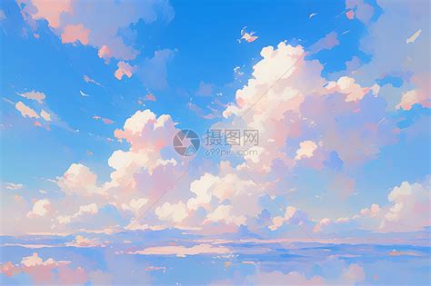 梦幻的云彩插画插画图片下载 正版图片601232996 摄图网