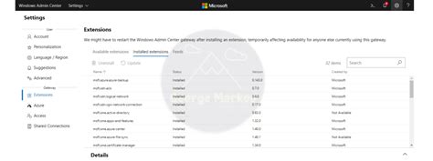 How To Automatically Update Windows Admin Center Extensions George Markou
