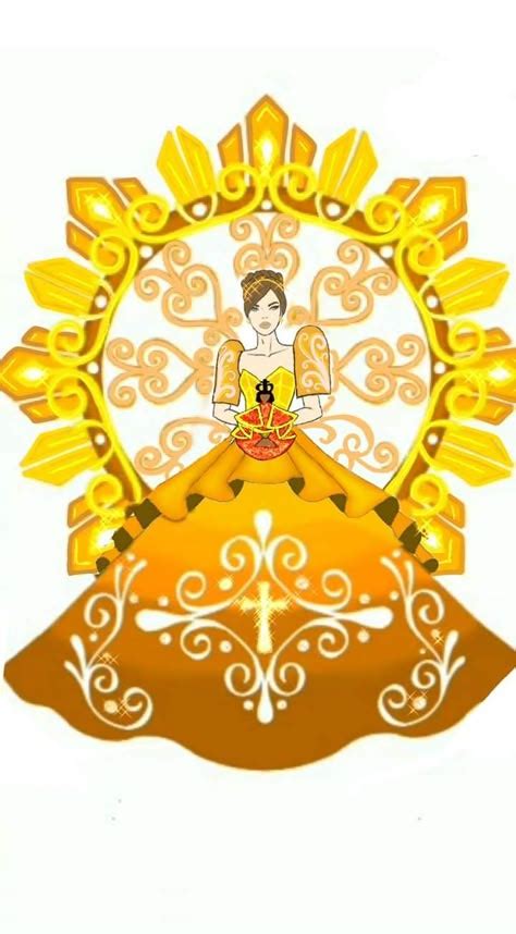 Sinulog Festival Costume Drawing