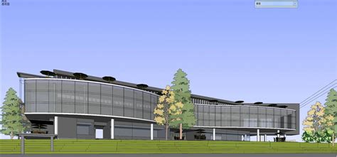 重庆市两江新区管理委员会su模型下载 光辉城市