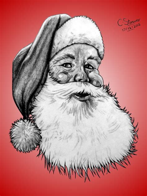 Santa Claus Pencil Drawing At Getdrawings Free Download