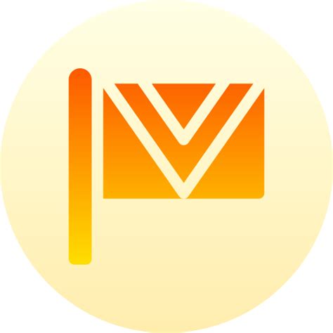 Flag Basic Gradient Circular Icon