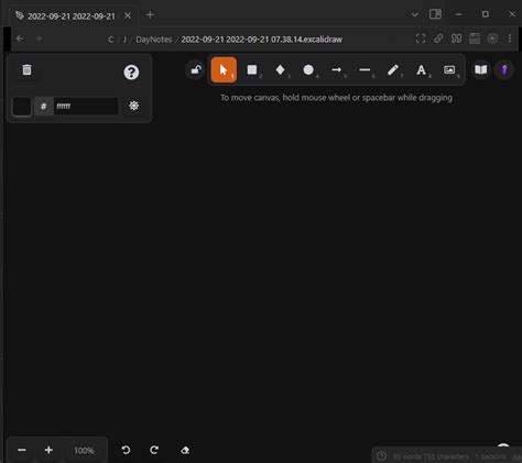 Problem With Display Excalidraw In Dark Mode With Minimal Theme In