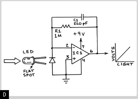 How To Use LEDs To Detect Light Make