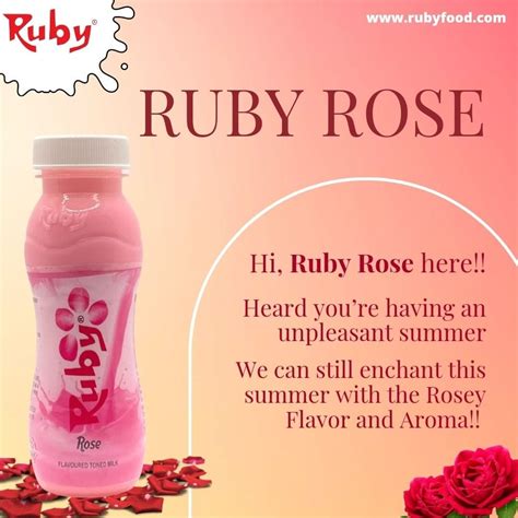 Ruby Food Offers Best Refreshing Drinks Rose Milk Ruby Food Medium