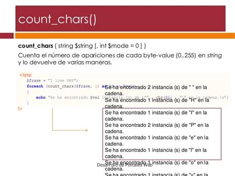 Funciones De Strings En Php