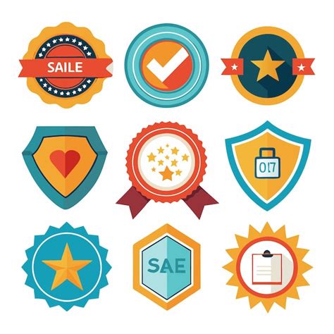 quality badges stars check marks shields more premium ai generated vector