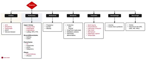 Causes Of Dyspnea By System Diagnosis Em Im Pcc Grepmed