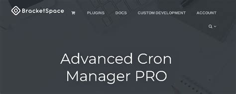 Advanced Cron Manager Pro Cromur