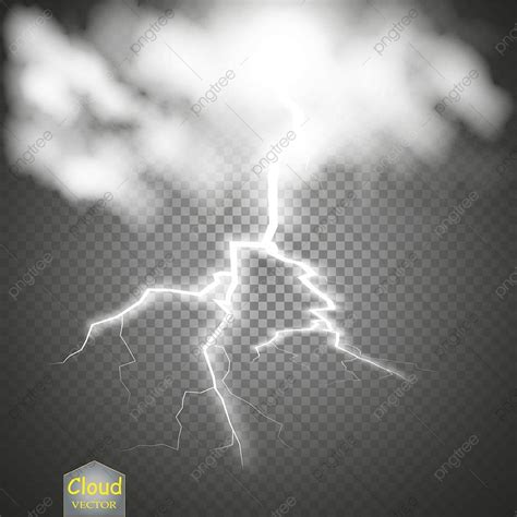 Гиф молния на прозрачном фоне