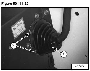 BOBCAT S CONTROL HANDLE LEVER ACS Boot Removal And Installation
