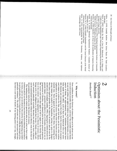 Pdf Optimism About The Pessimistic Induction