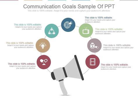 Communication Goals Sample Of Ppt Graphics Presentation Background For PowerPoint PPT