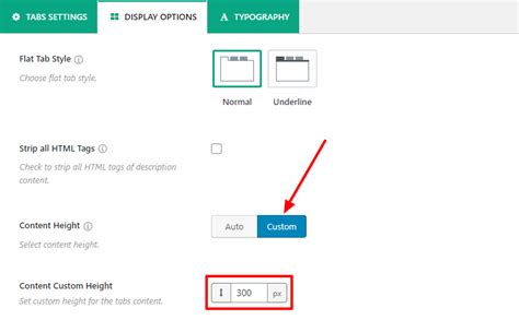 How To Set Tabs Content Height ShapedPlugin Docs