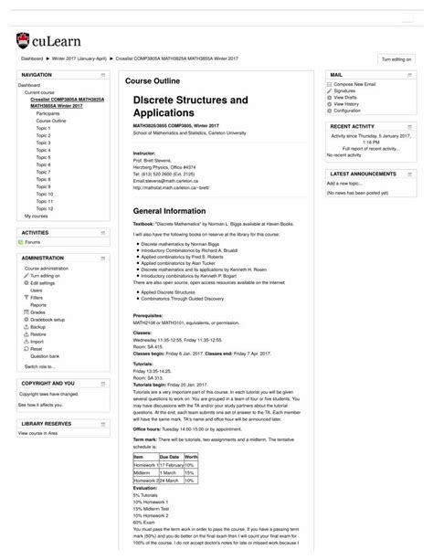 Pdf Discrete Structures And Applications Carleton Ca · Discrete