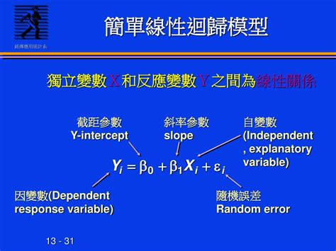 PPT 第十三章 簡單線性迴歸分析 3 PowerPoint Presentation ID 6004556