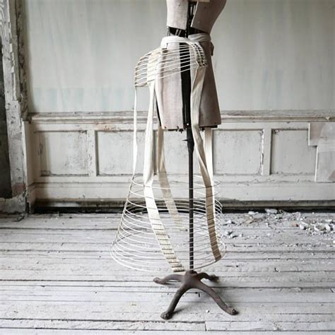 Antique Wire Hoop Skirt Bustle Cage Crinoline Etsy Hoop Skirt Wire